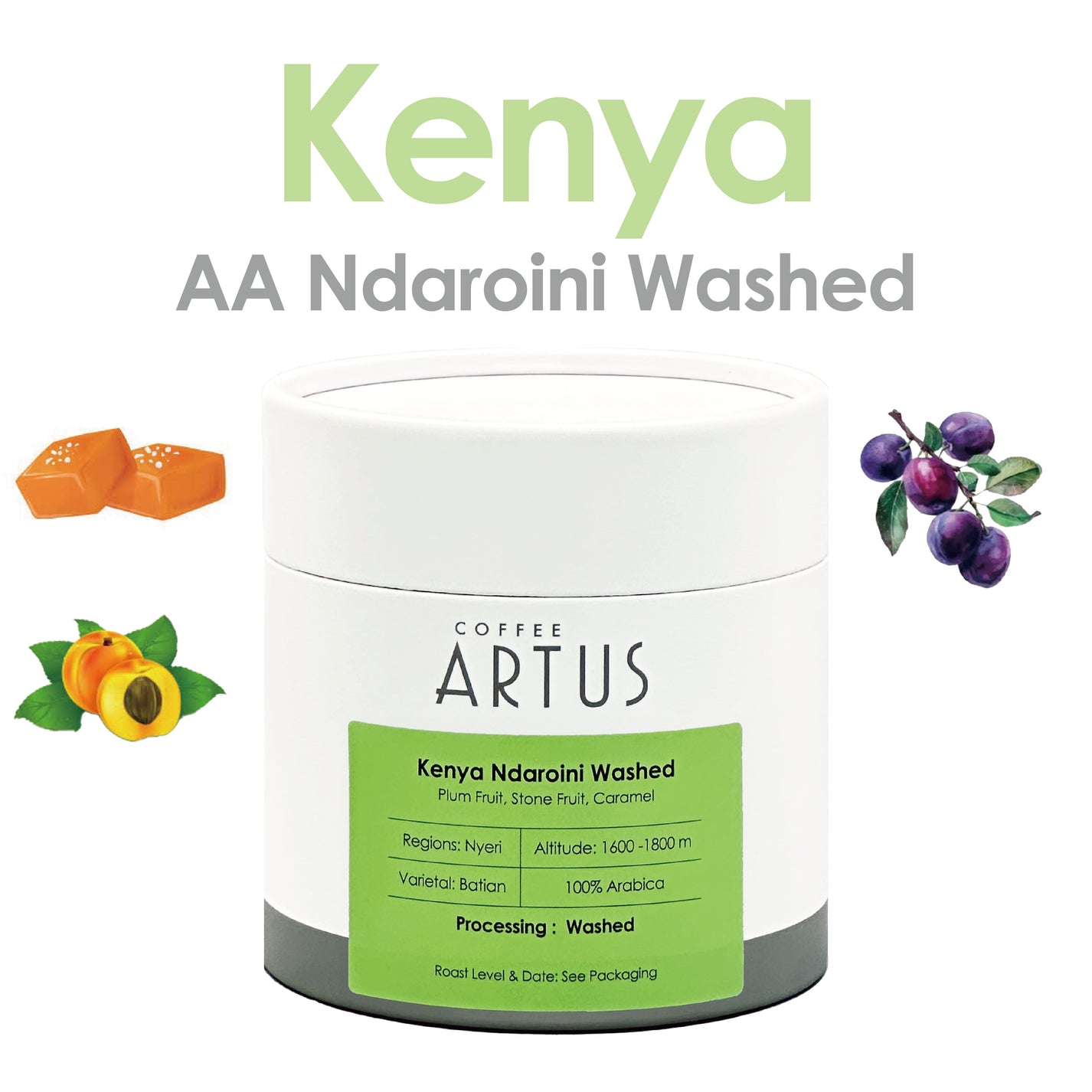 Kenya | AA Ndaroini | Batian | Washed – Coffee Artus